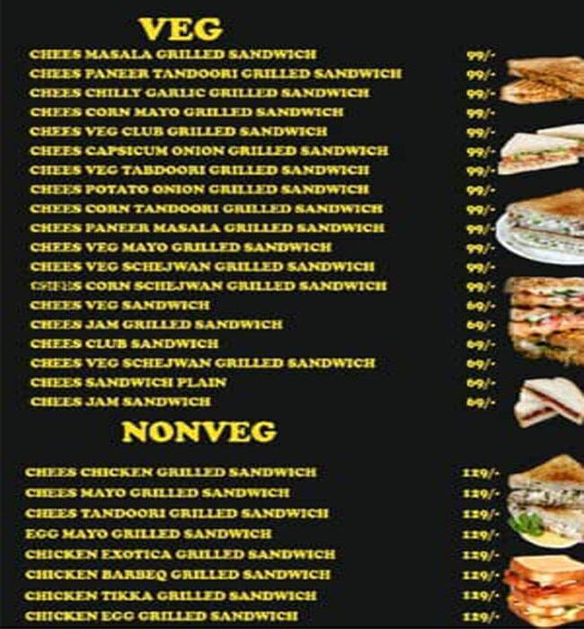Menu of Sandwich Delight, Wakad, Pune