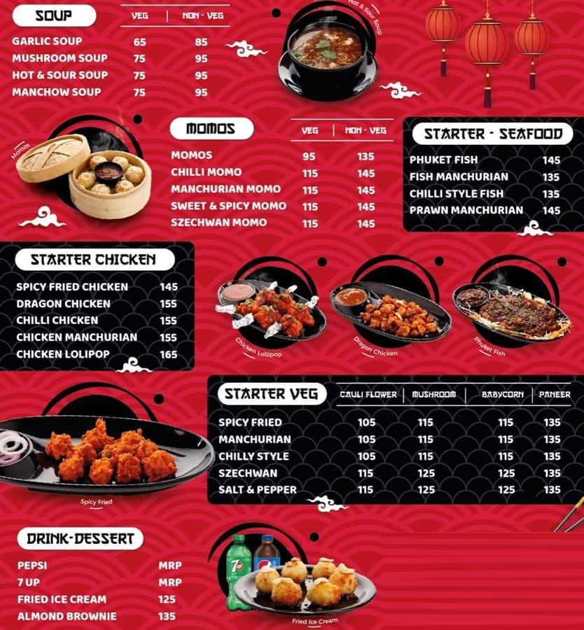 Menu of Beijing To Shanghai, Selaiyur, Chennai