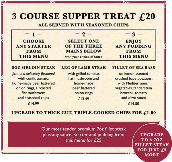 Menu at The Harrow pub & bar, Warlingham, 309 Farleigh Rd