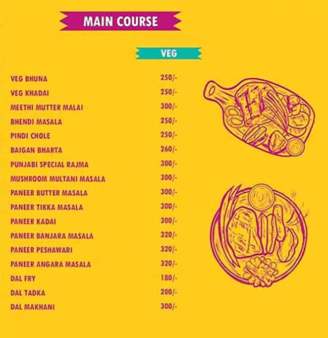 Menu at Punjabi Rasoi, Pimpri-Chinchwad, Datta Mandir Rd