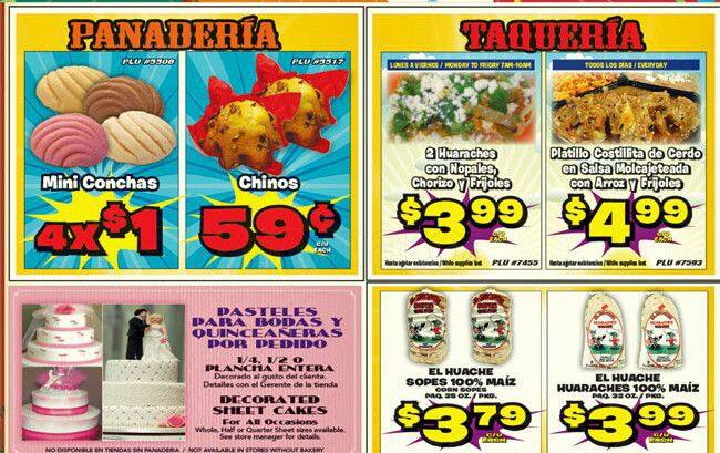 Menu at La Michoacana Meat Market, San Antonio, Culebra Rd STE 106
