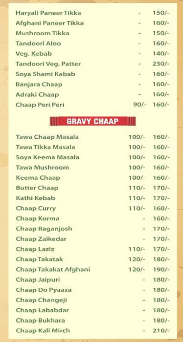 Menu at Veg Grill, Greater Noida, G-17