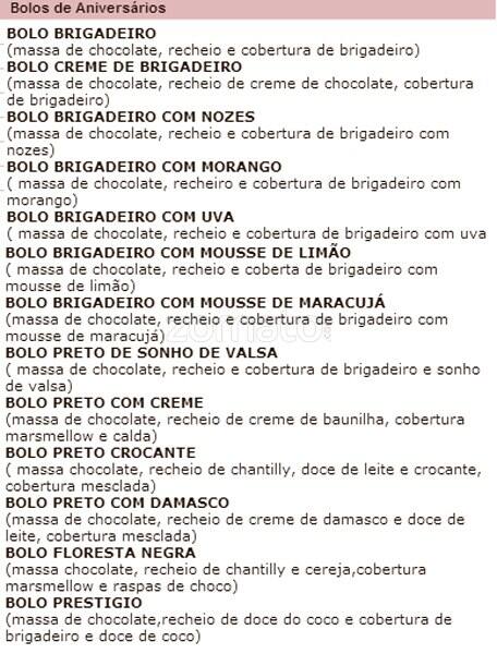 Maria Gula Menu, Menu de Maria Gula, Vila Leopoldina, São Paulo ...