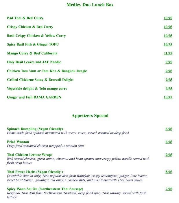 Menu at Nine Tastes restaurant, Cambridge