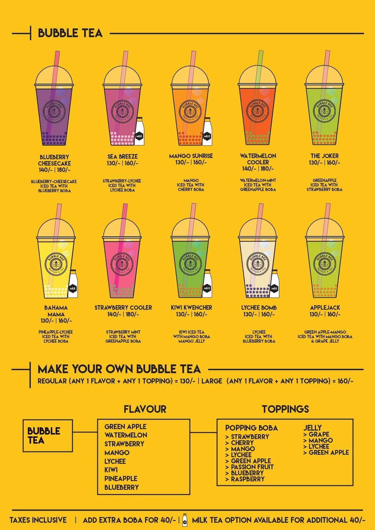 Menu at BUBBLE BEE, Surat, 37