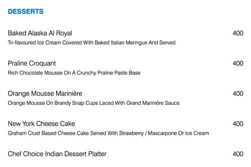 Menu at Kayal, Chennai, 1 G S T Road