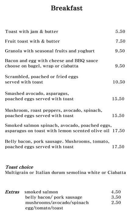 Tracks Menu, Menu for Tracks, West Leederville, Perth - Urbanspoon/Zomato