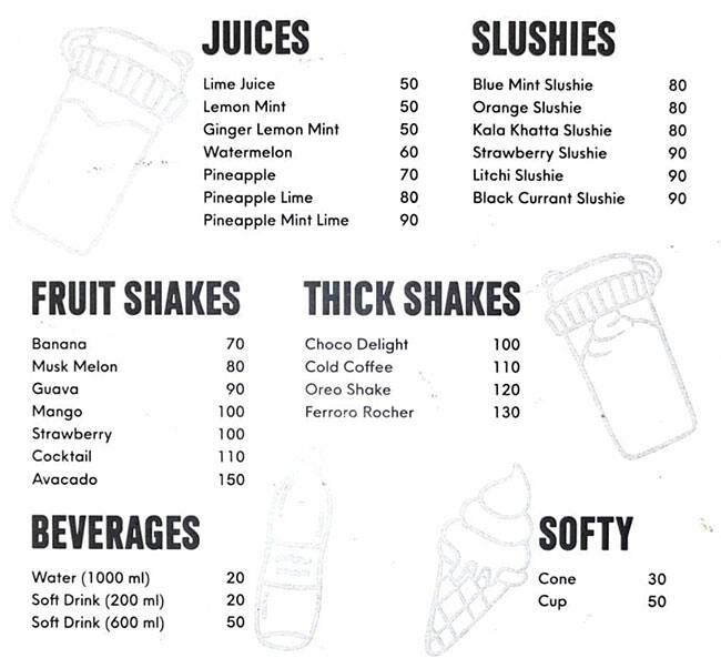 Menu of Broastkhan, Oshiwara, Andheri West, Mumbai