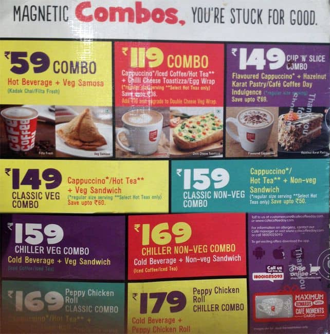 Cafe Coffee Day Menu, Menu for Cafe Coffee Day, Ramdaspeth, Nagpur - Zomato