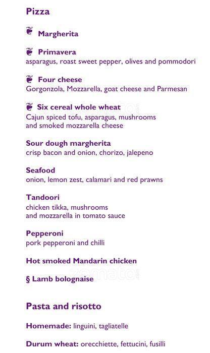 Frangipani - Trident Nariman Point Menu - Zomato