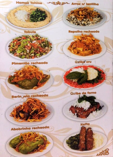 Sabor do Árabe Menu, Menu de Sabor do Árabe, Méier, Rio de Janeiro ...