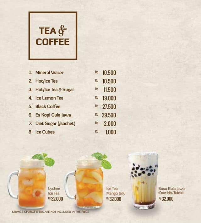 Menu at Cimory Riverside restaurant, Bogor, 76