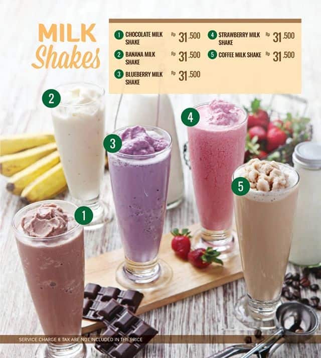 Menu at Cimory Riverside restaurant, Bogor, 76