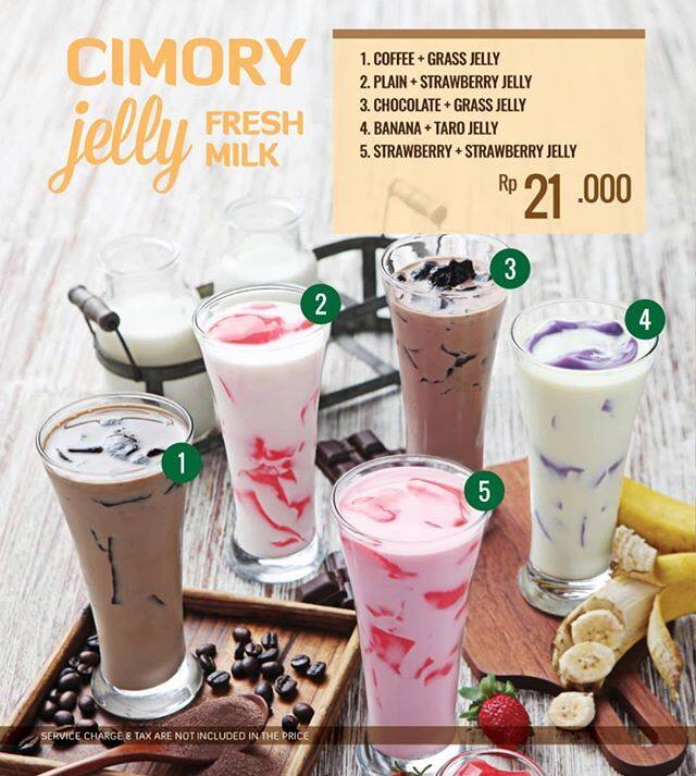 Menu at Cimory Riverside restaurant, Bogor, 76