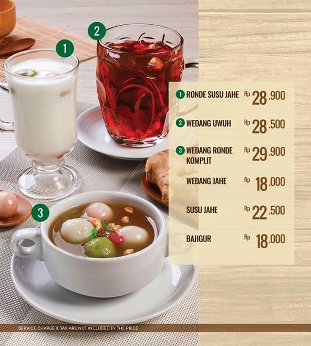 Menu at Cimory Riverside restaurant, Bogor, 76