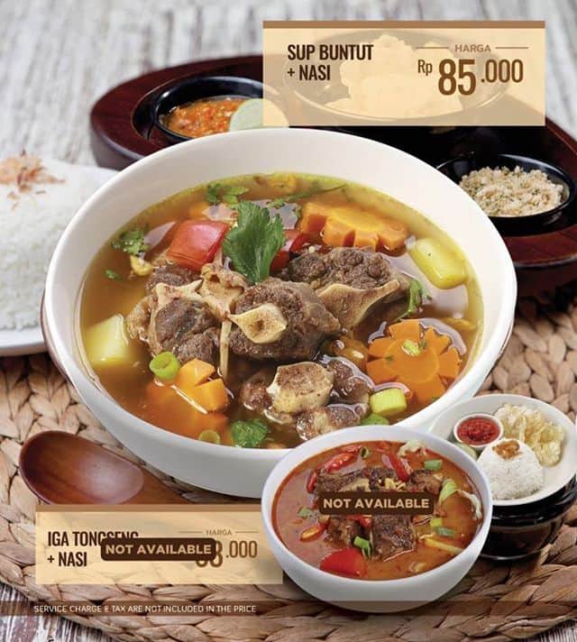 Menu at Cimory Riverside restaurant, Bogor, 76