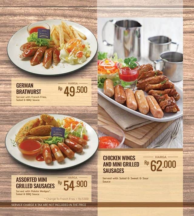 Menu at Cimory Riverside restaurant, Bogor, 76