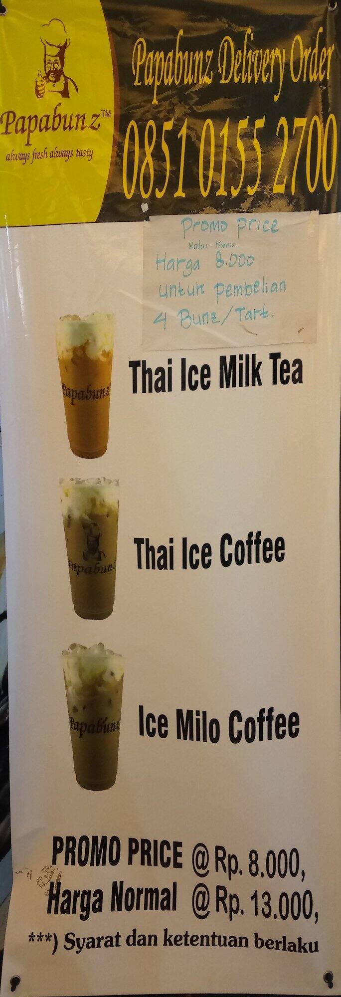 Papabunz Menu, Menu untuk Papabunz, Cililitan, Jakarta - Zomato Indonesia