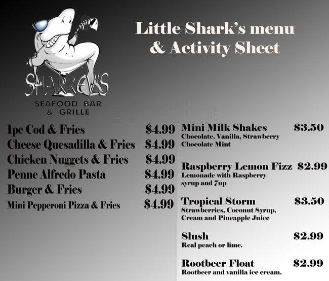 Menu at Sharkey's Seafood Bar & Grille, Delta