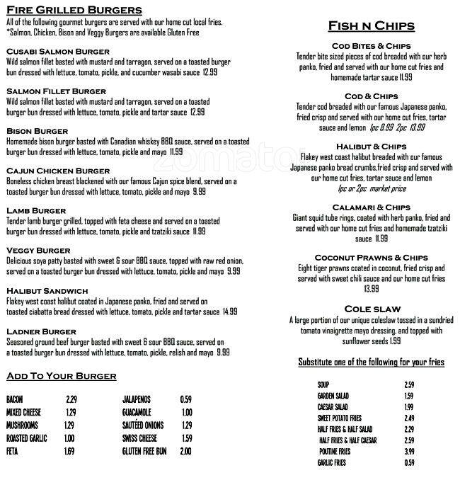Menu at Sharkey's Seafood Bar & Grille, Delta