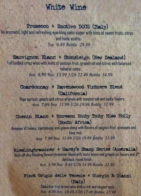 Menu at Sharkey's Seafood Bar & Grille, Delta