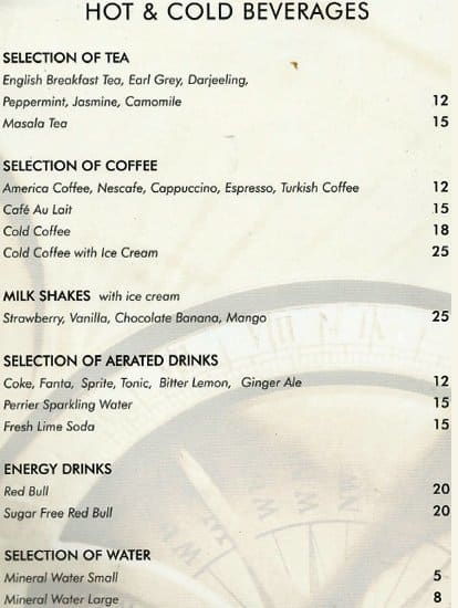 Menu at Kohinoor restaurant, Dubai, 774M+4XW - Al Mina St