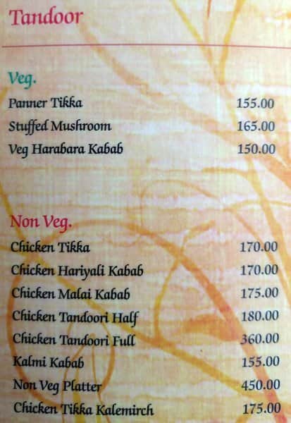 Menu at Bhagini Residency, Bengaluru, Dayananda Layout 40 Bhagini ...