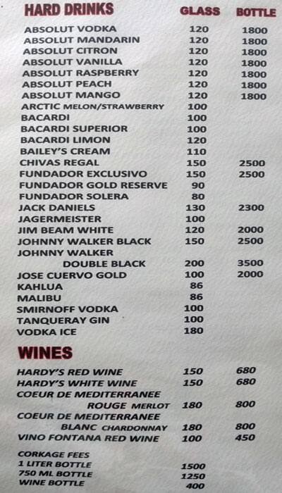 Menu at Katips pub & bar, Quezon City, 209 Katipunan Avenue Blueridge ...