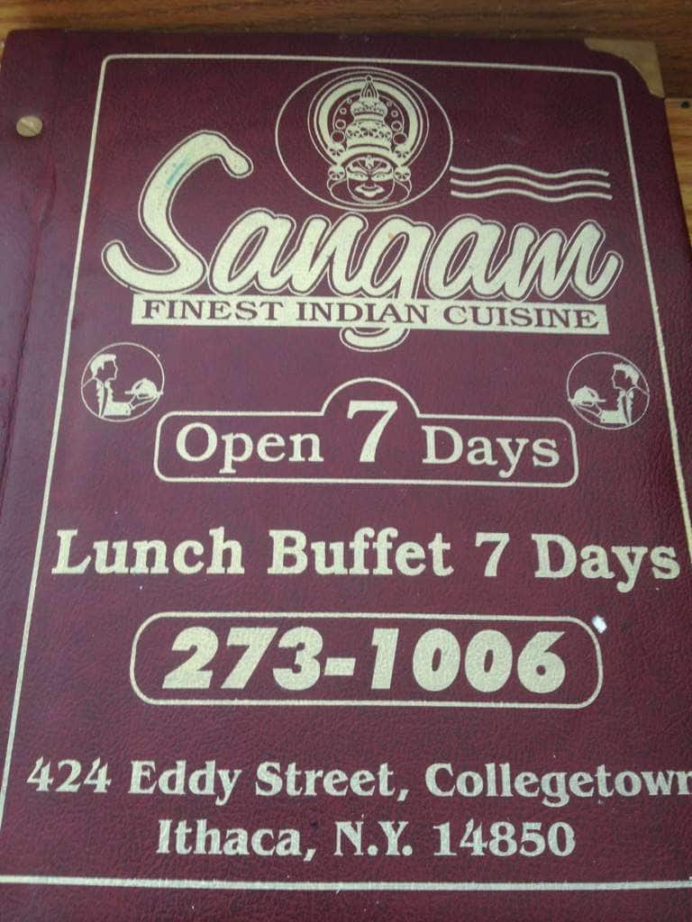 Sangam Indian Cuisine Menu, Menu for Sangam Indian Cuisine, Ithaca ...