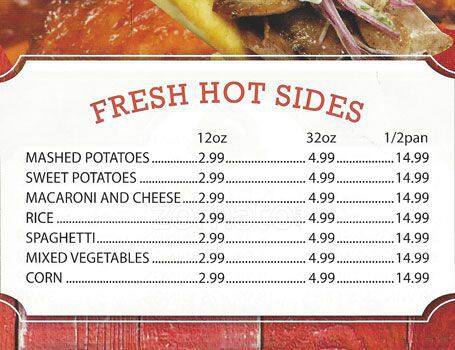 Menu at Red Snapper fast food, Chicago, E 53rd St