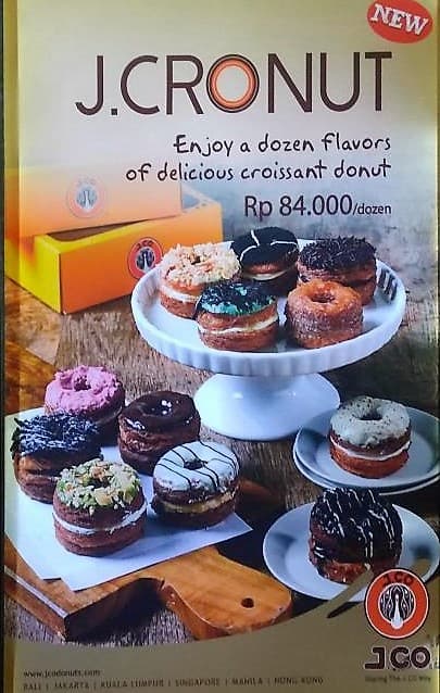 Menu at J.CO Donuts & Coffee cafe, Tangerang, Hypermart