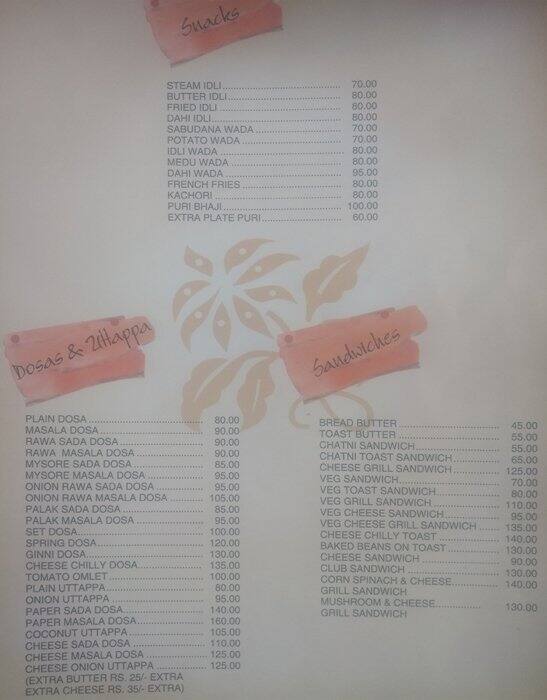 Abhishek Veg Restaurant Menu, Menu for Abhishek Veg Restaurant ...
