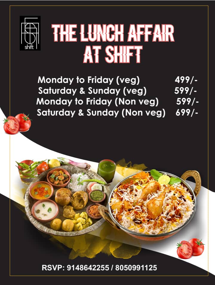 Menu of The Buffet Table, HSR, Bangalore