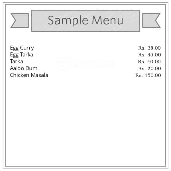 Menu of Sujan Roti O Parota Er Dokan, Sodepur, Kolkata