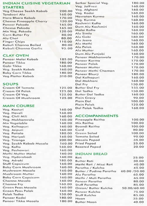 Satkar Restaurant Menu, Menu for Satkar Restaurant, Vile Parle East ...