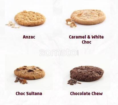 Menu at Mrs Higgins Cookie (Hamilton) cafe, Hamilton