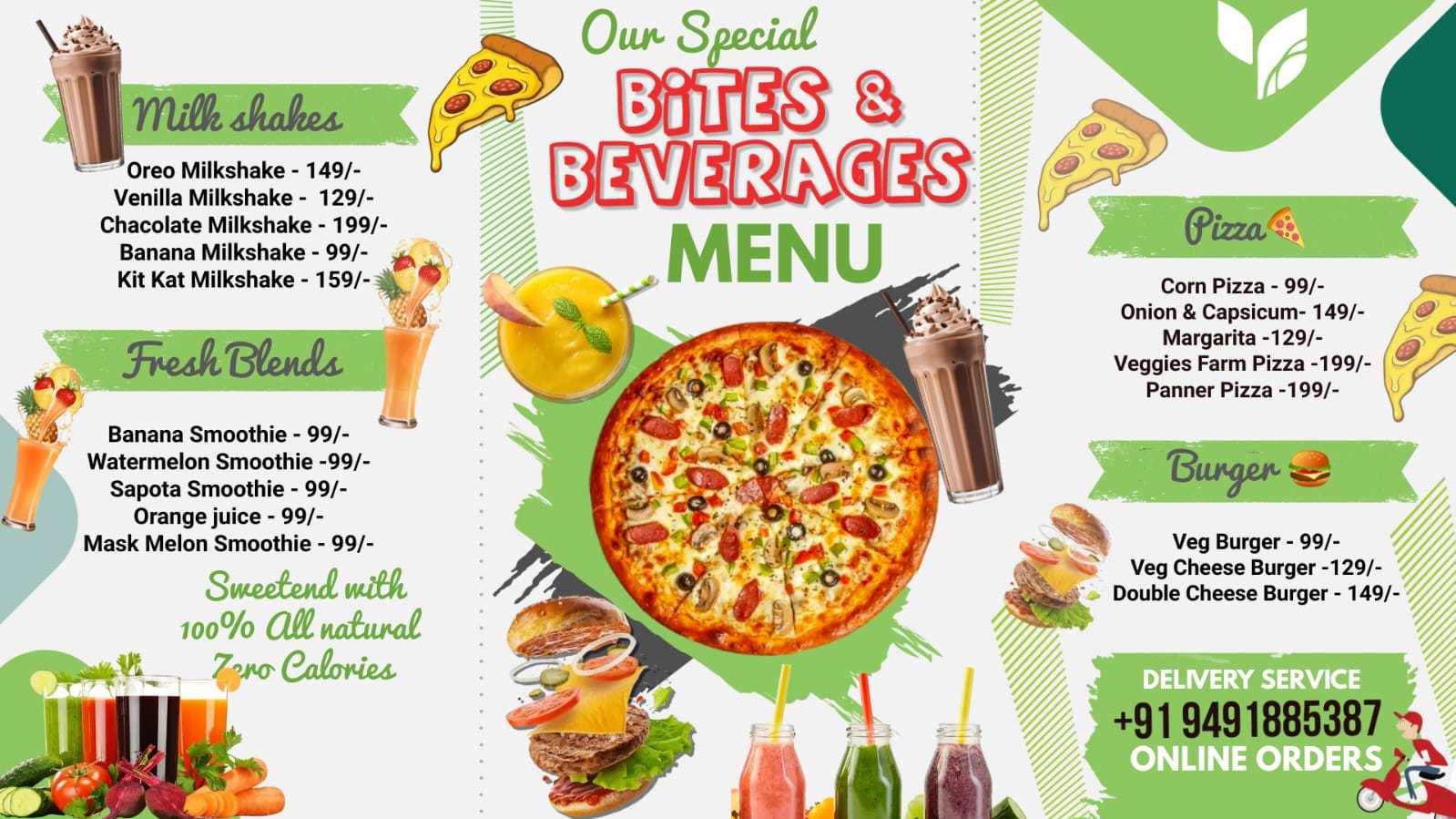 Menu of Bites & Beverages, Nallakunta, Hyderabad