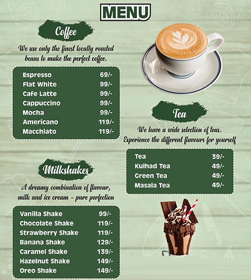 Menu of Saada Wakhra Swag, Pratap Vihar, Ghaziabad