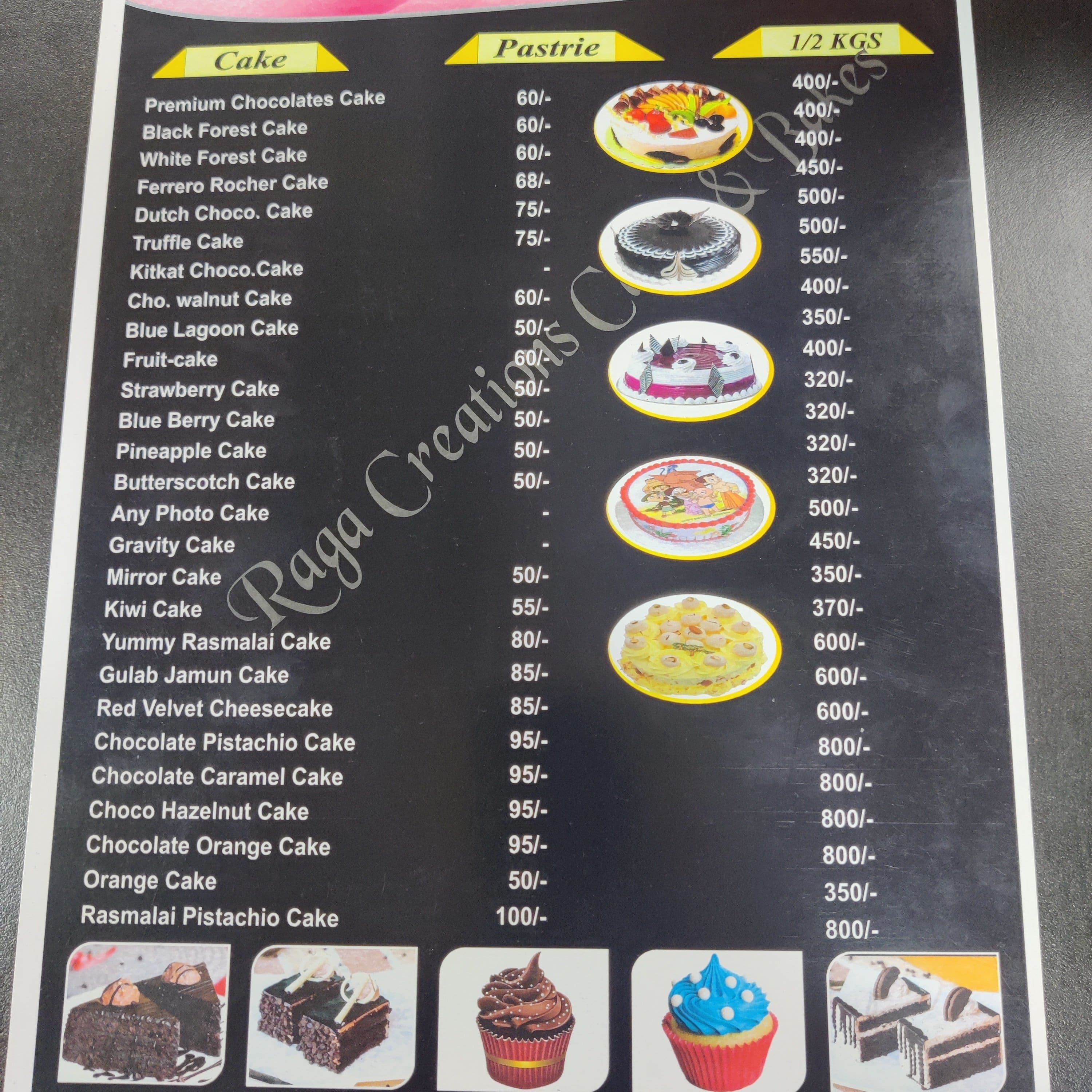 Menu of Baking Hub, Ravet, Pune