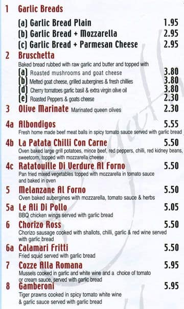Bugatti Pizzeria Menu, Menu for Bugatti Pizzeria, Wandsworth, London ...