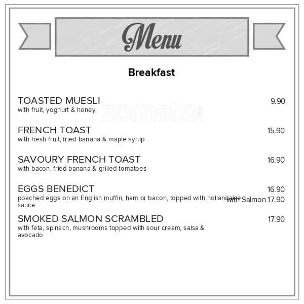 Cafe Palazzo at Shed 16 Menu, Menu for Cafe Palazzo at Shed 16, Karaka ...