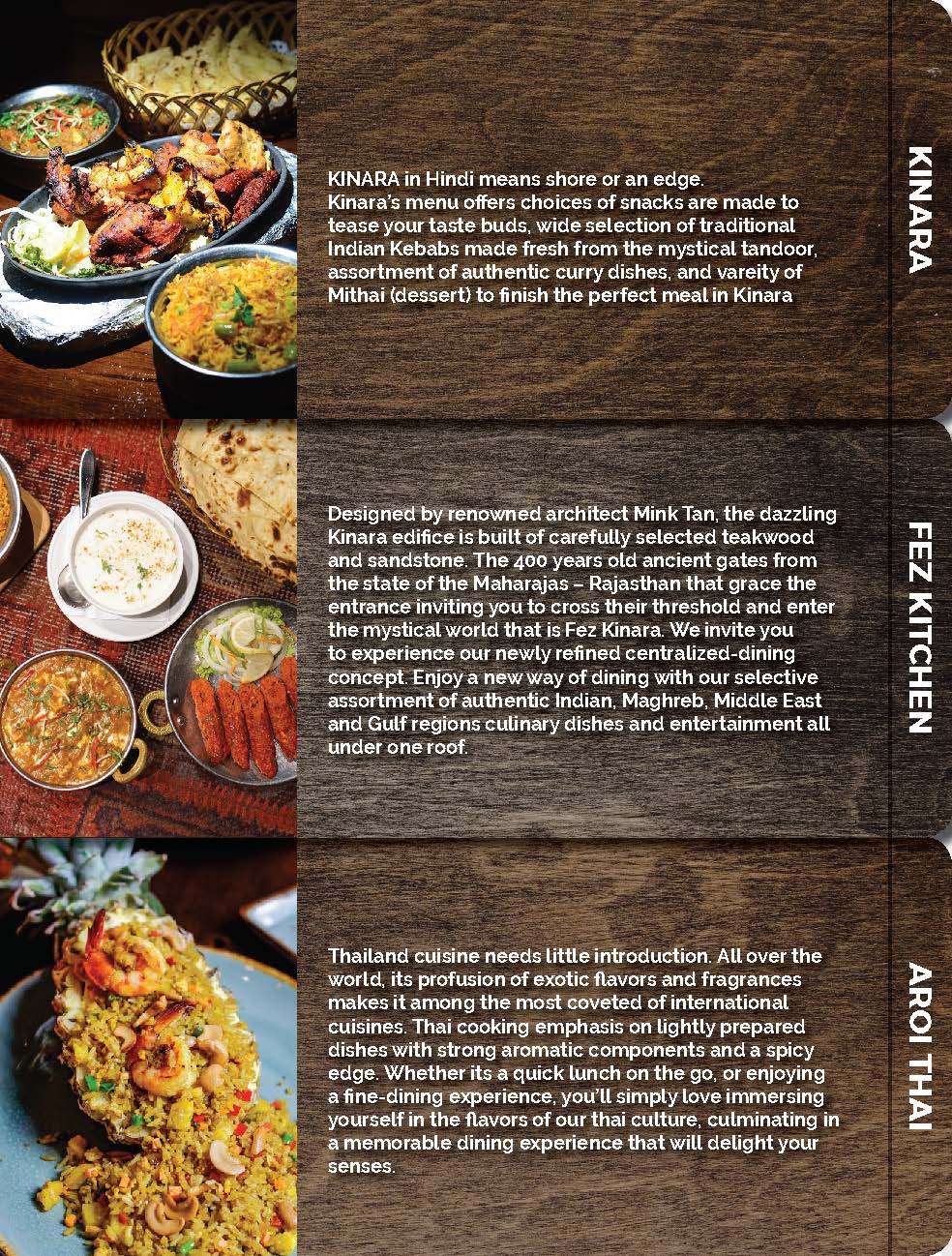 Menu at Fez-Kinara Dining & Lounge restaurant, South Jakarta, Jalan ...