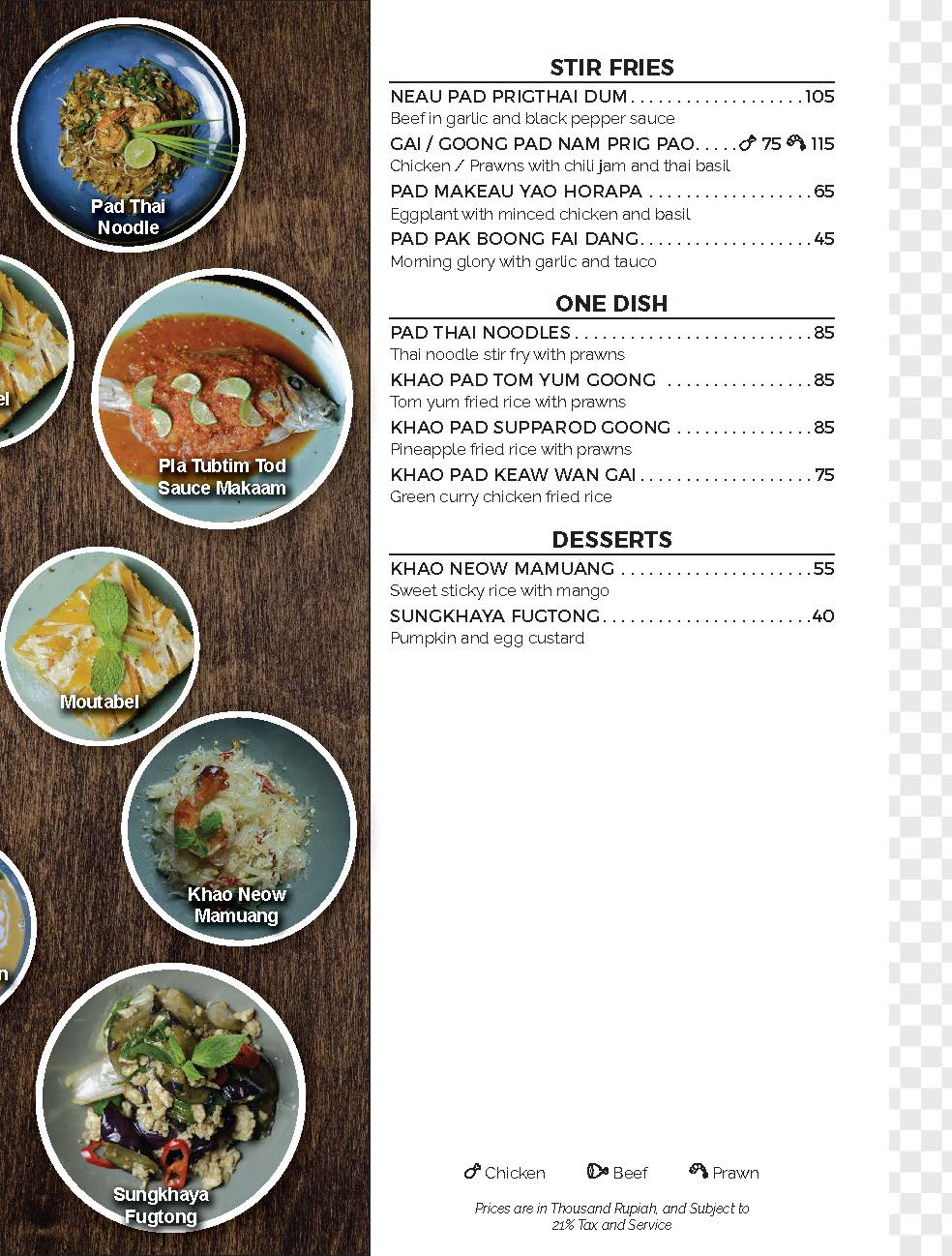 Menu at Fez-Kinara Dining & Lounge restaurant, South Jakarta, Jalan ...