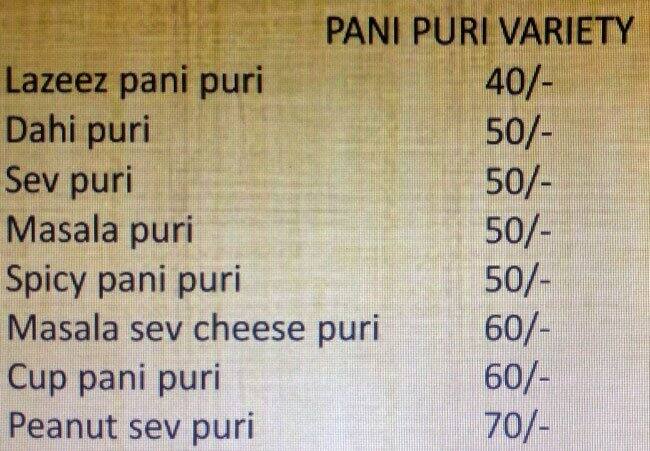 Menu at Tom N Jerry, Indore