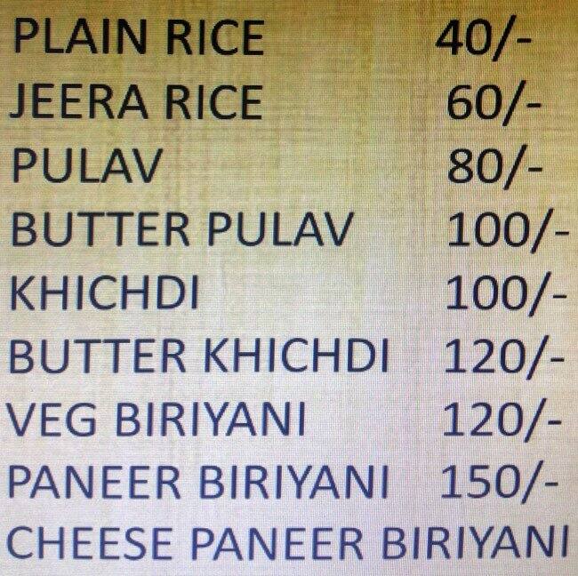 Menu at Tom N Jerry, Indore