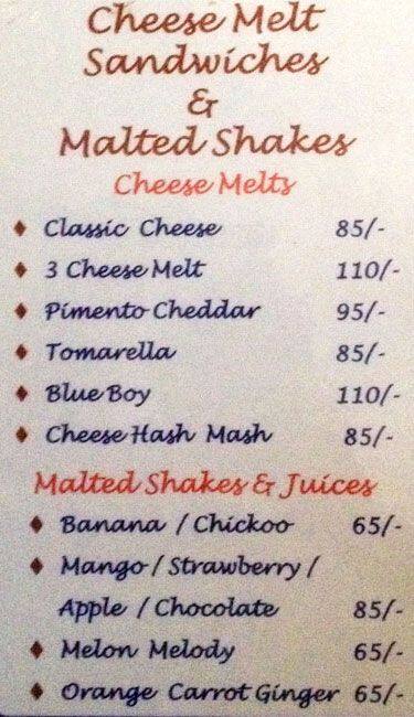 Menu at Hotel Pritam Permit Room and Beer Bar, Mumbai