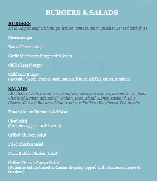 Menu at Forest Cafe & Bakery, Conroe