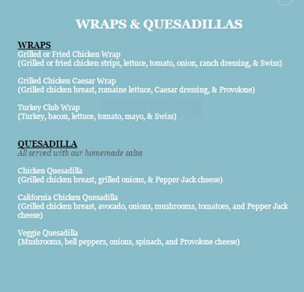 Menu at Forest Cafe & Bakery, Conroe