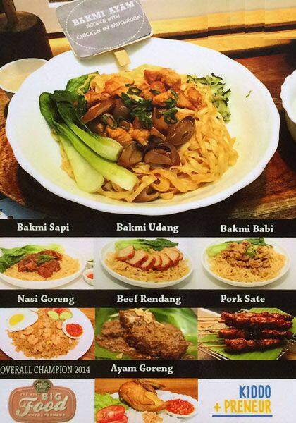 Carta de Bakmi Nyonya, Ciudad Quezon, Maginhawa 101