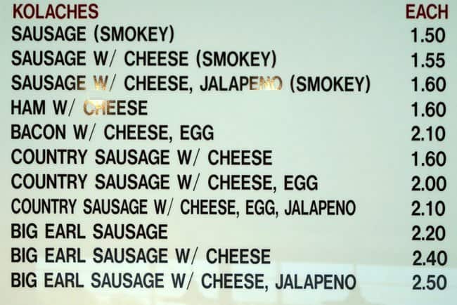 Menu at Shipley Do-nuts, Fort Worth, Crowley Rd #101